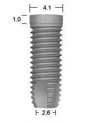 dental implant - Biomet 3i - Full OSSEOTITE Certain Parallel Walled (4. ...